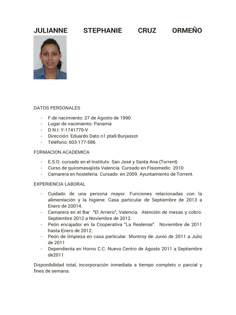 CURRICULUM Stephanie PDF | PDF