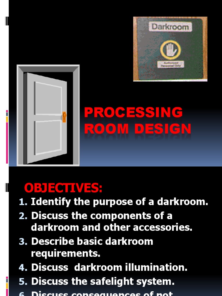 Darkroom Design and Requirements in Radiology | PDF | Lighting ...