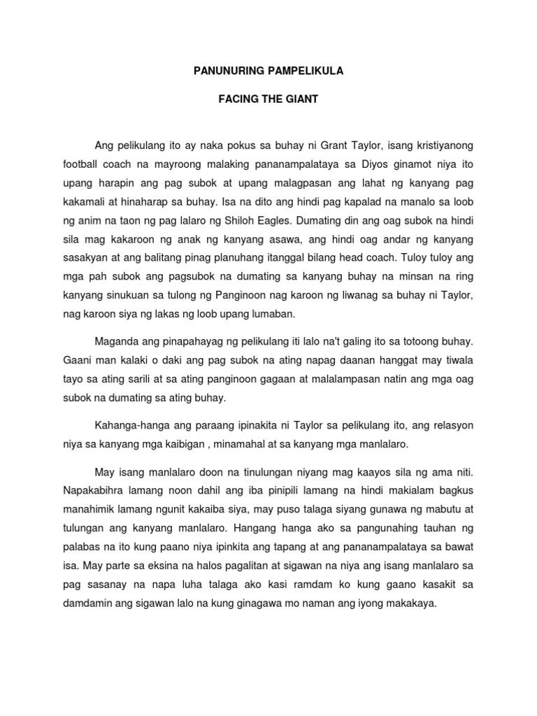 Panunuring Pampelikula | PDF