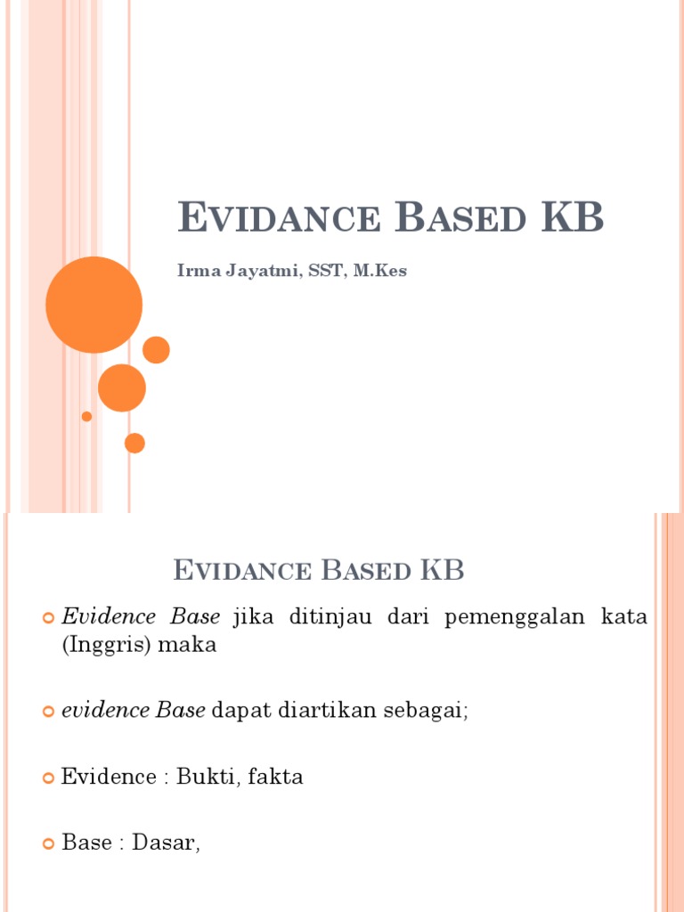 04 Evidance Based Dalam KB | PDF