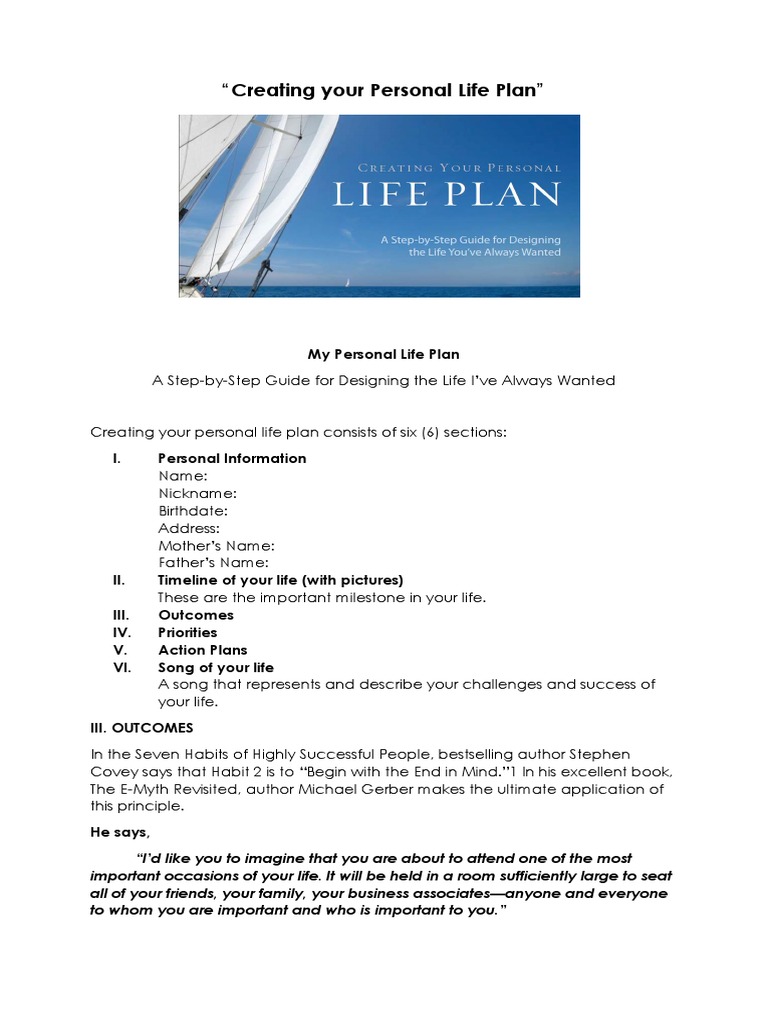 Life Plan | PDF | Healthy Diet | Physical Fitness