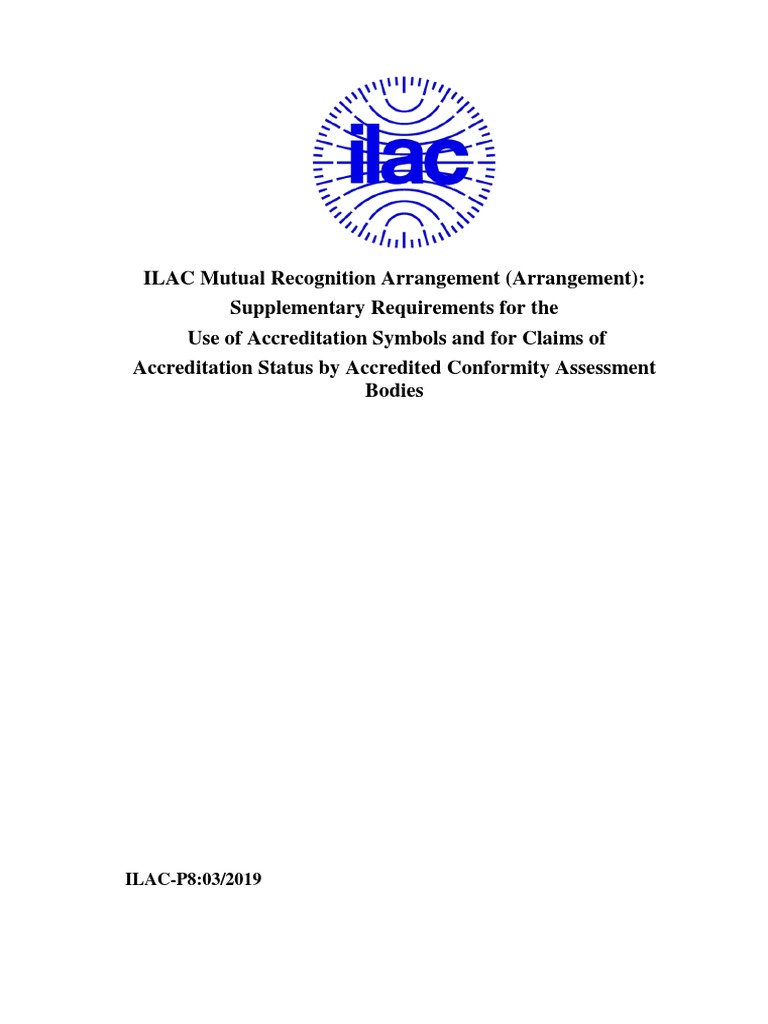 Ilac P8 03 2019-1 | Download Free PDF | Evaluation | Business