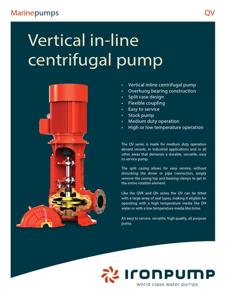 Iron Pump QV | PDF | Pump | Turbomachinery