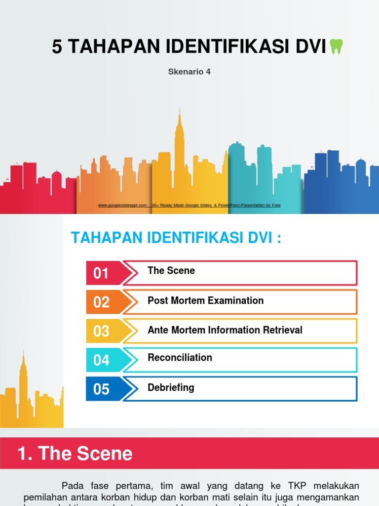 5 TAHAPAN IDENTIFIKASI DVI | PDF