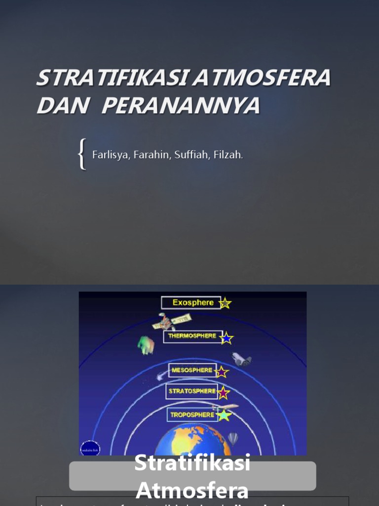 Stratifikasi Atmosfera Dan Peranannya | PDF