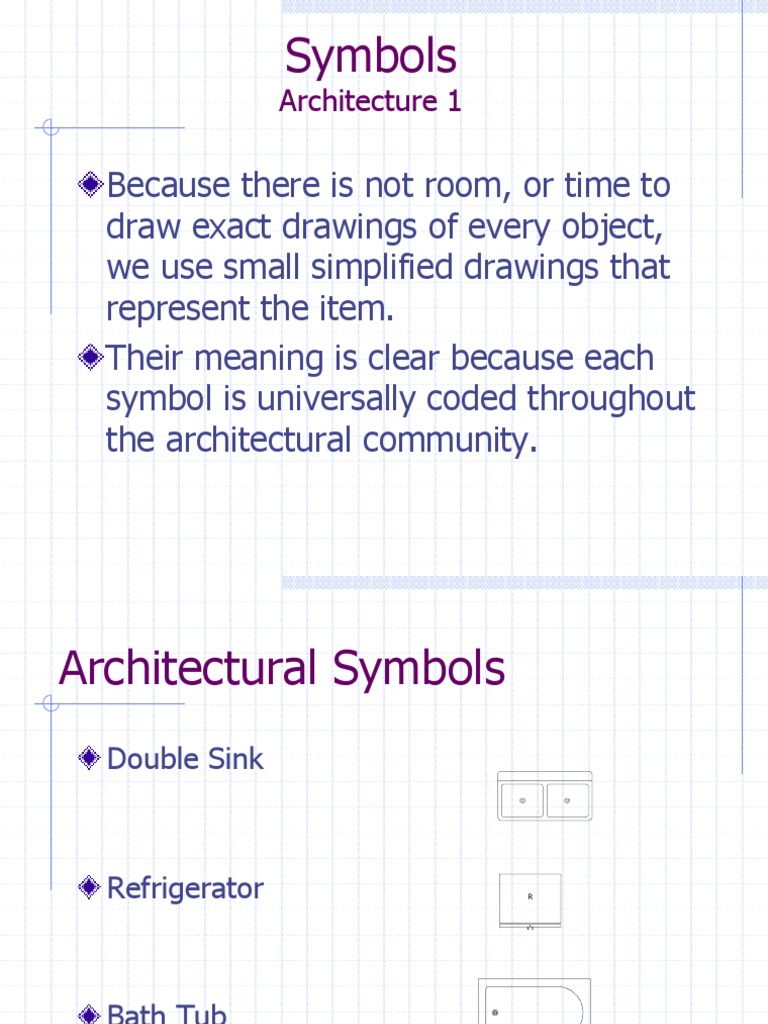 Architectural Symbols Explained | PDF