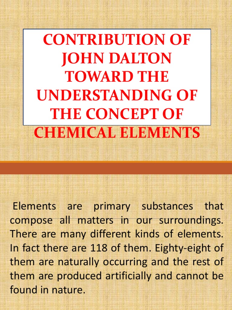 John Dalton | PDF | Atoms | Chemical Elements