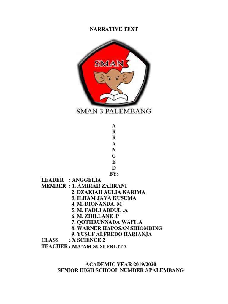 Makalah Bingg Narative Text | PDF | Narrative | Legends