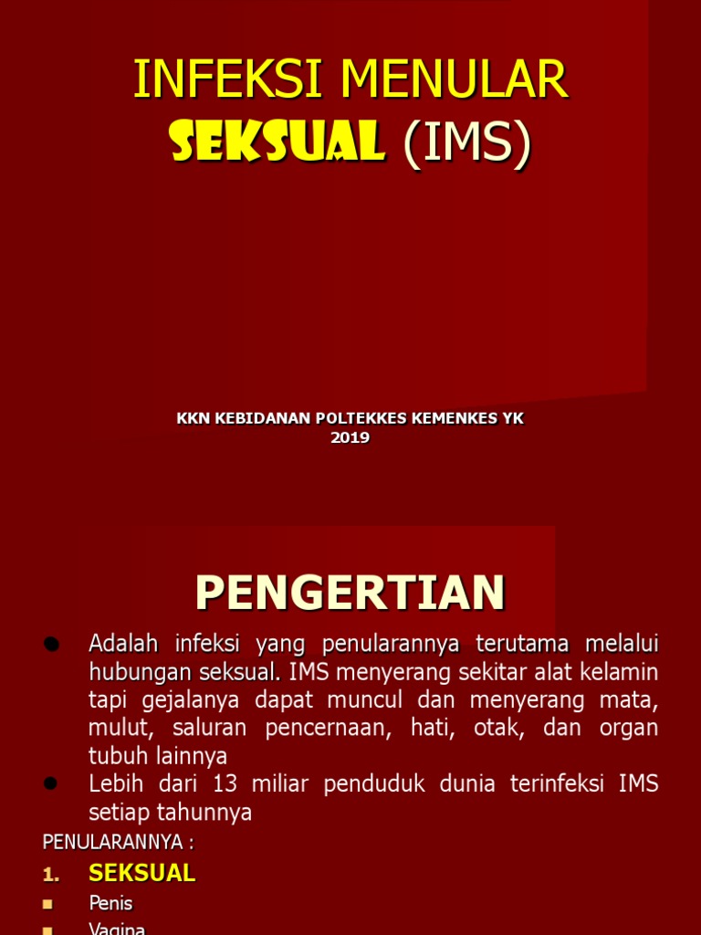 Infeksi Menular Seksual Ims | PDF