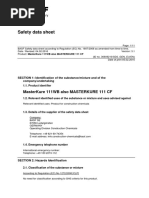 MSDS Curing Compound PDF | PDF