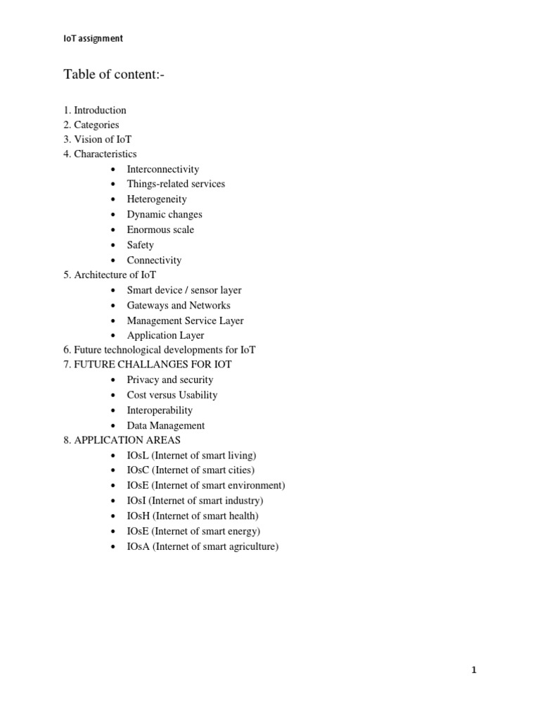 IOT Assignment | PDF | Internet Of Things | Wireless Sensor Network
