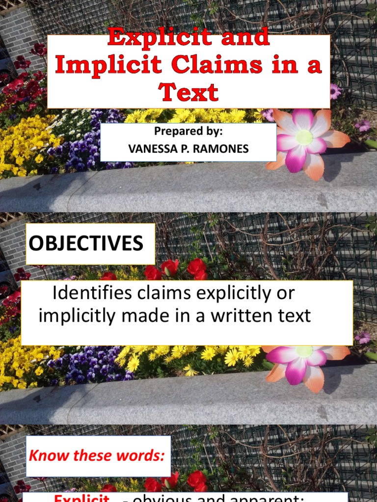 Understanding Explicit vs. Implicit Claims | PDF | Defamation | Organ (Anatomy)