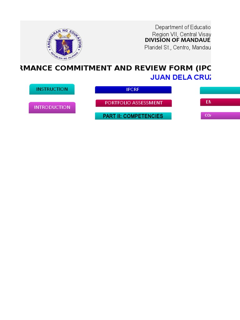 IPCRF-RPMS FOR MASTER TEACHER I-IV v3.0. | PDF | Goal | Educational ...
