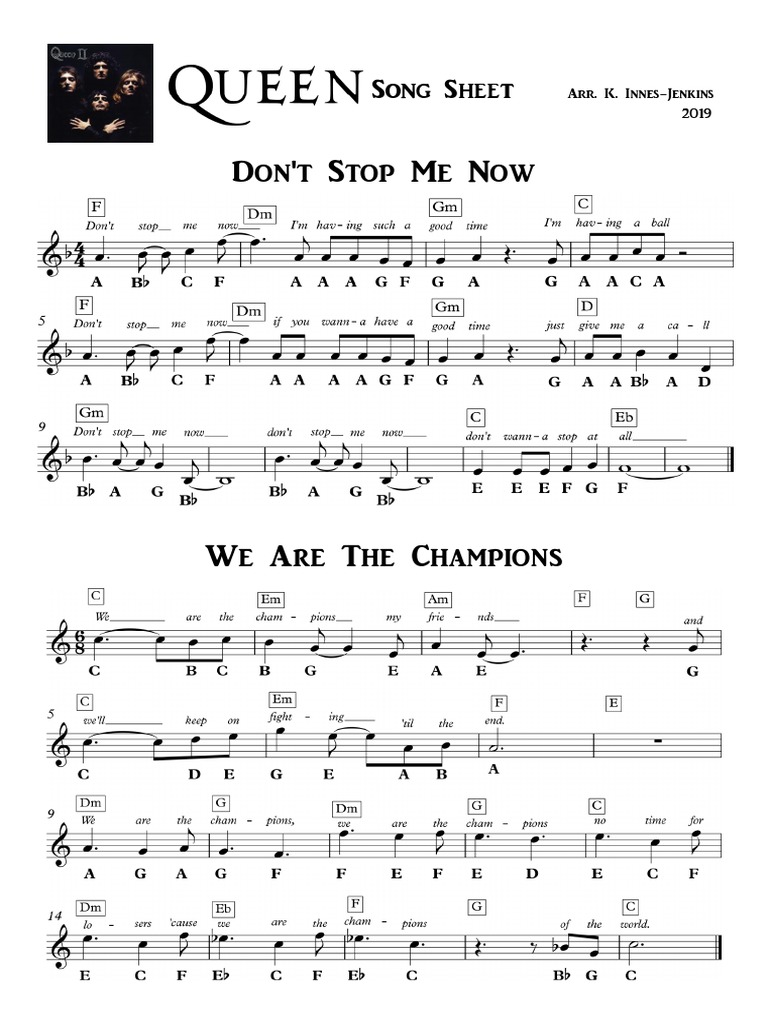 Radio Ga Ga Chords Sheet | PDF | Art