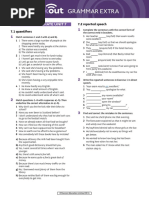 Speakout Grammar Extra Upper Intermediate Answer Key | PDF