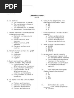 Atomic Structure (Grade 8) - Free Printable Tests and Worksheets ...