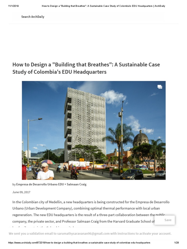 How To Design A - Building That Breathes - A Sustainable Case Study of ...