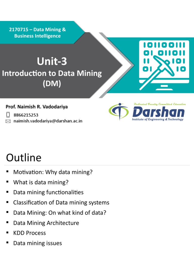 DMBI GTU Study Material Presentations Unit-3 03102019064319AM | PDF | Data Mining | Statistical ...