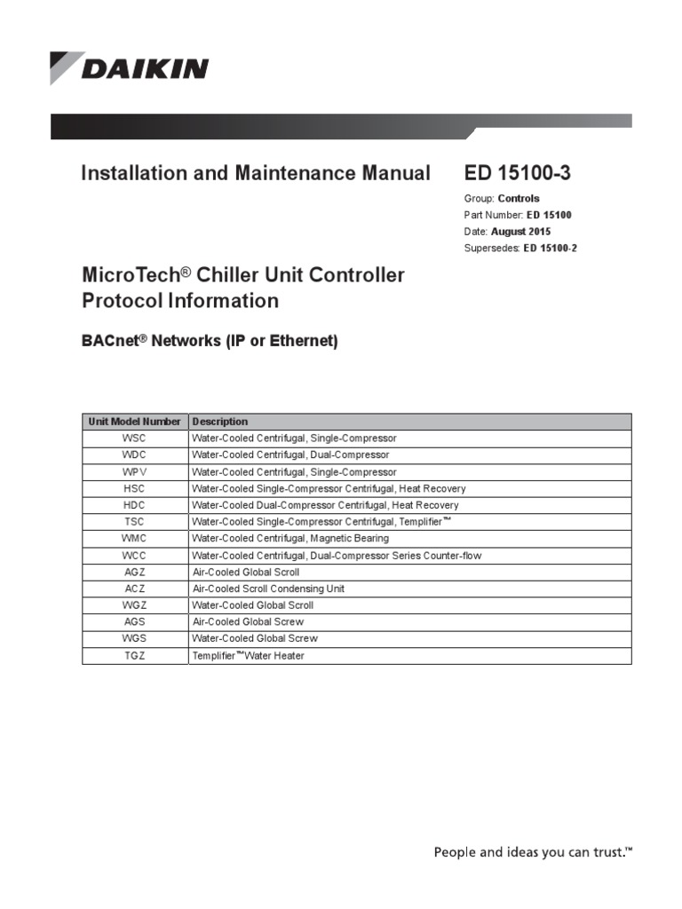 Protocolo Bacnet Ip Chiller (Objetos e Instancias) Data Points PDF | PDF | Data Type | Ip Address