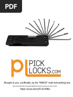 MIT Lockpicking Guide | PDF | Lock (Security Device) | Force