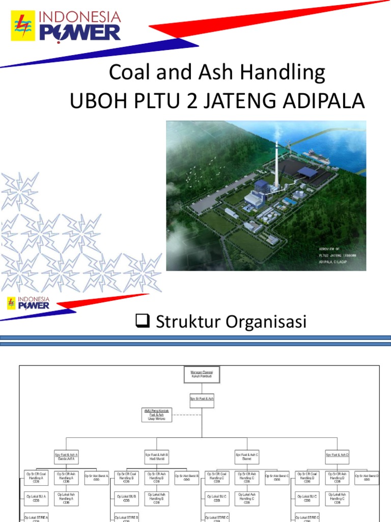 Pengenalan Coal Dan Ash Handling System PLTU Adipala | PDF | Chimney | Coal