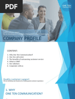 ICT Company Profile Sample | PDF | Social Media Marketing | Search ...