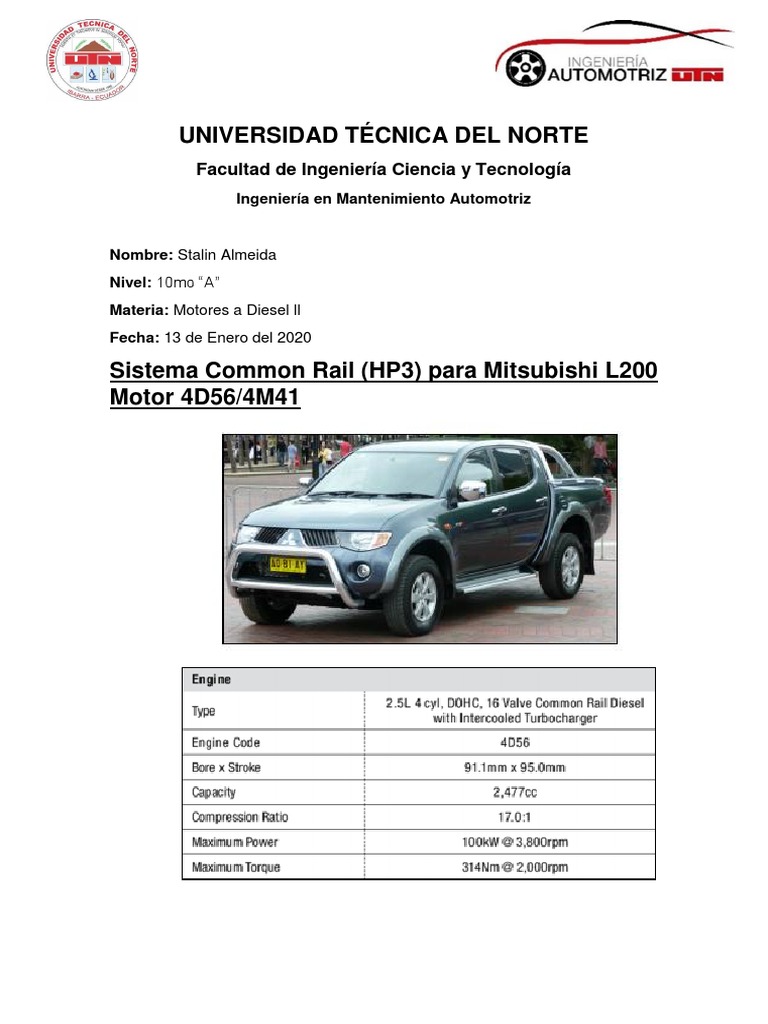 Mitsubishi L200 | PDF