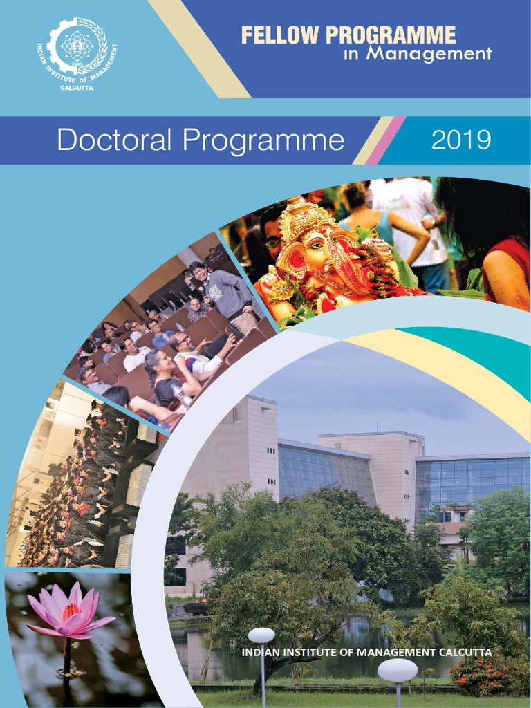 Iimc Doctoral Programme Brochure Sept-18 PDF | PDF | Economics | Social Science