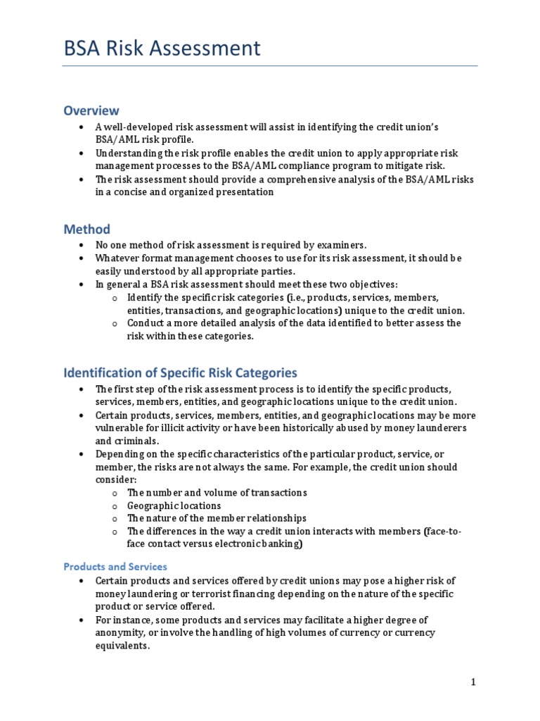 Risk Assessment - Outline | PDF | Money Laundering | Risk Assessment