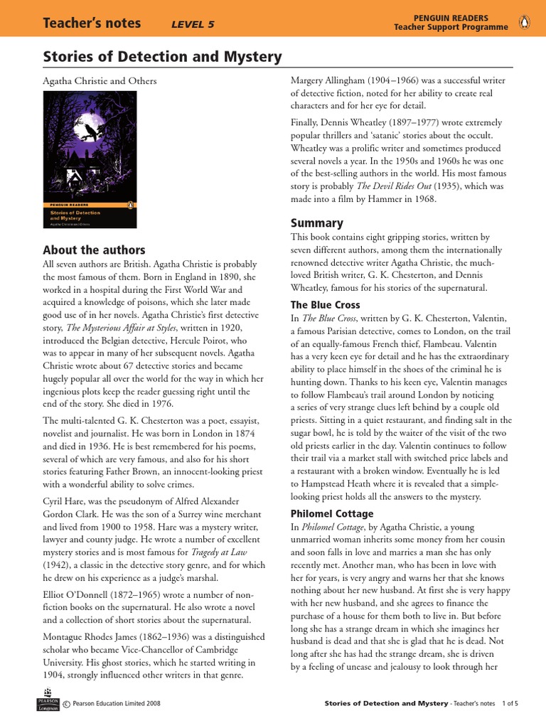 Short Mystery Stories Pdf Pdf Father Brown Detective Fiction