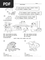 Lesson Plan Grade 1 Unit 1 - My Body | PDF | Lesson Plan | Cognitive ...