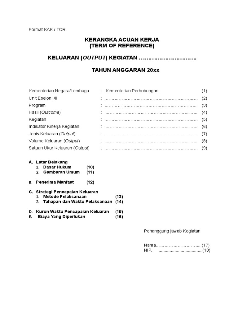 Format KAK-TOR PMK-143 | PDF