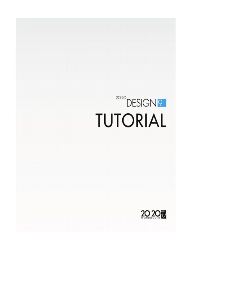 20 20 Design - Tutorial - V9 PDF | PDF | System Software | Graphical ...
