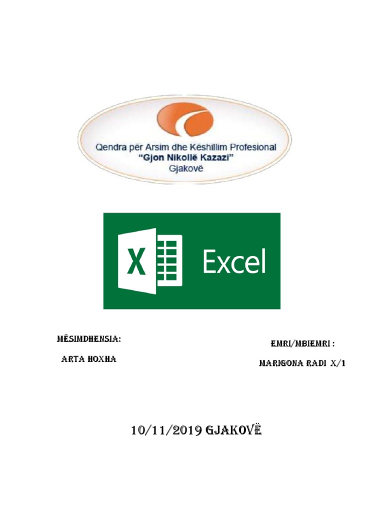 Programi I Excel | PDF