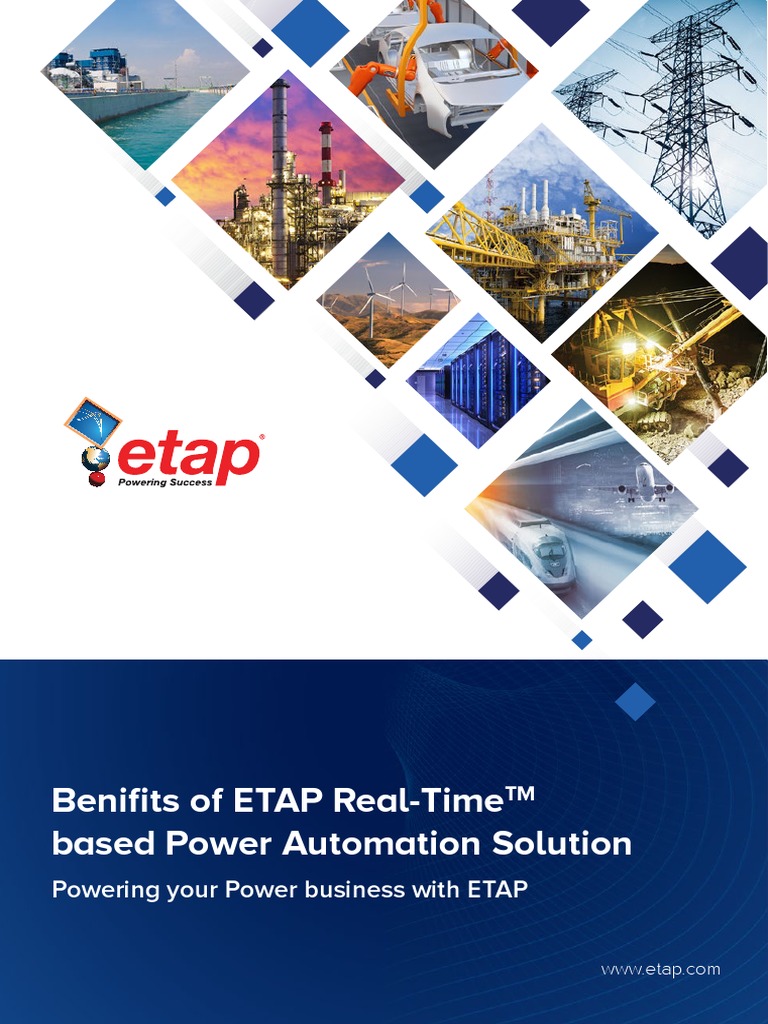 ETAP Real-Time Industry Benefits | PDF | Internet Of Things | Automation