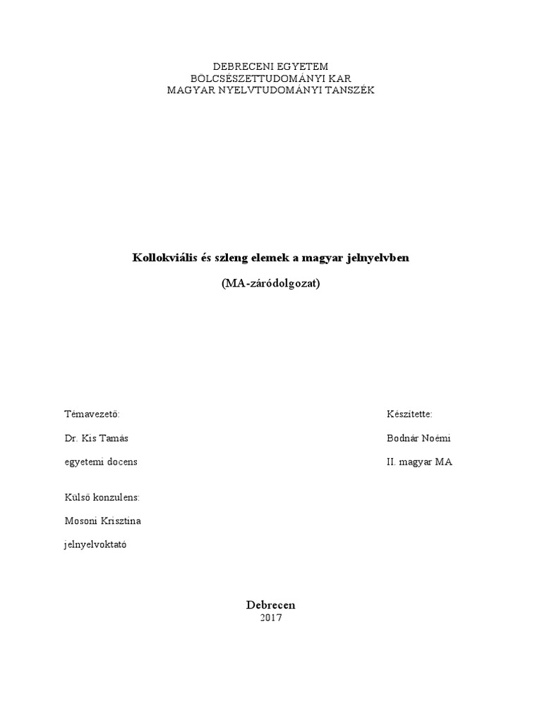 Bodnar - Noemi Jelnyelv | PDF