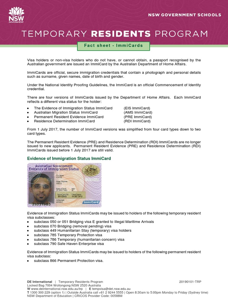 Understanding Australia's ImmiCard System | PDF | Travel Visa | Passport