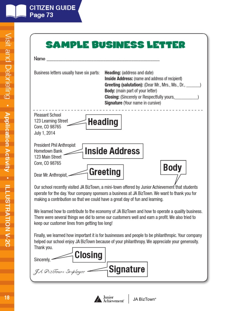 Sample Business LTR | PDF
