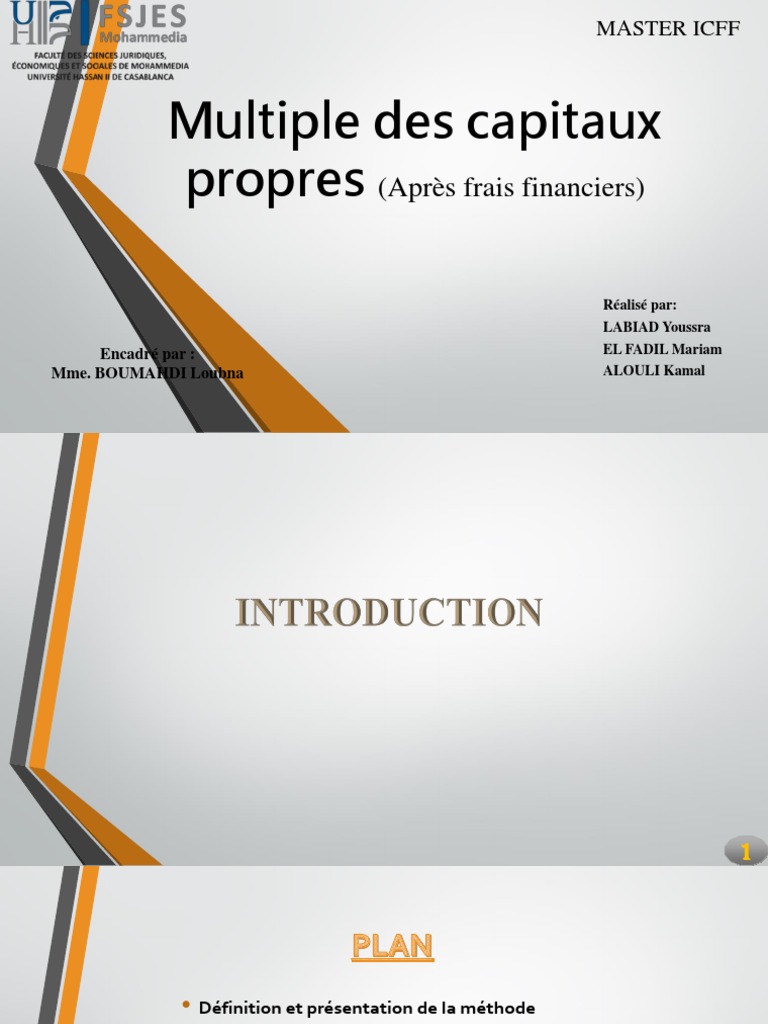 Évaluation par multiples des capitaux propres | PDF | Rapport prix ...