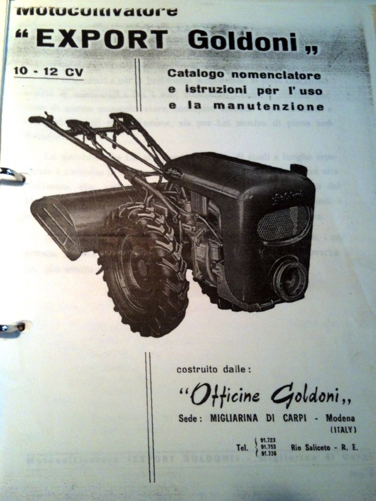 Goldoni Export | PDF