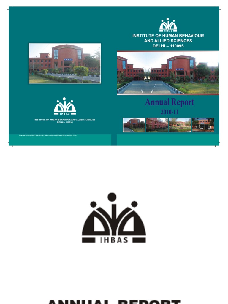 IHBAS Annual Report 2010-11 | PDF | Intensive Care Unit | Psychiatry