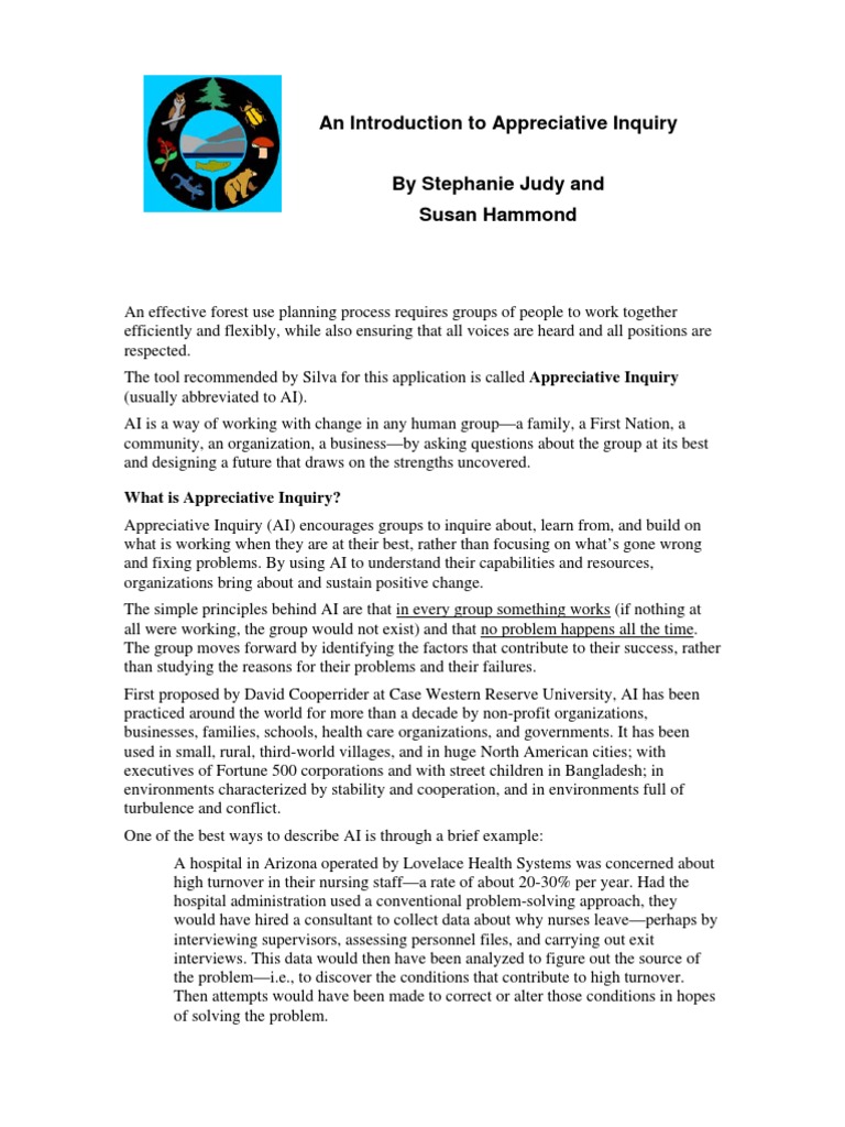 An Introduction To Appreciative Inquiry | PDF | Artificial Intelligence ...