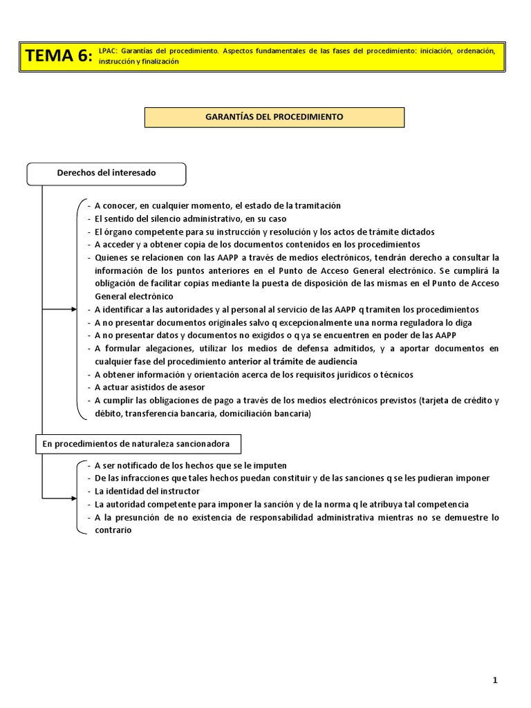 Esquema Procedimiento Adm Común | PDF | Justicia | Crimen y violencia