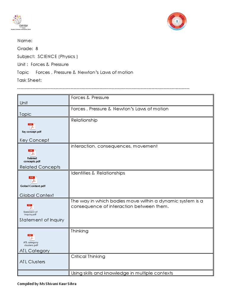 G8 Science | PDF | Weight | Force