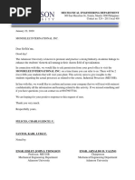 AirCon Request Letter | PDF