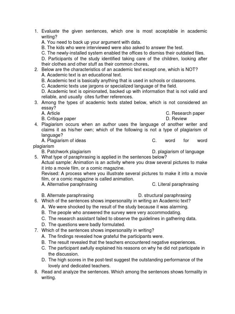 EAPP Review Notes | PDF | Essays | Writers