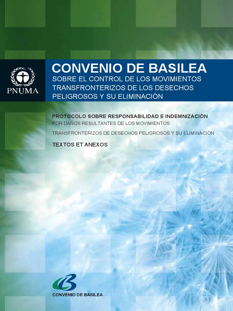 Convenio de Basilea | PDF | Residuos | Tratado
