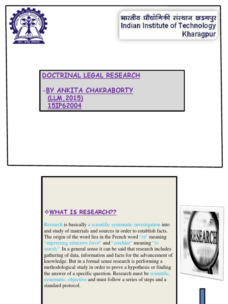 Doctrinal Legal Research | PDF | Precedent | Judiciaries