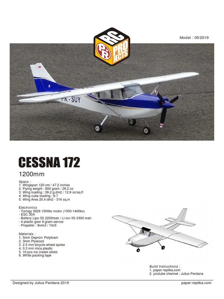 PR Cessna 172 PDF | PDF | Spaceflight Technologies | Aerospace