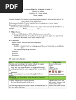 SCIENCE 5es LESSON PLAN | PDF | Lesson Plan | Learning